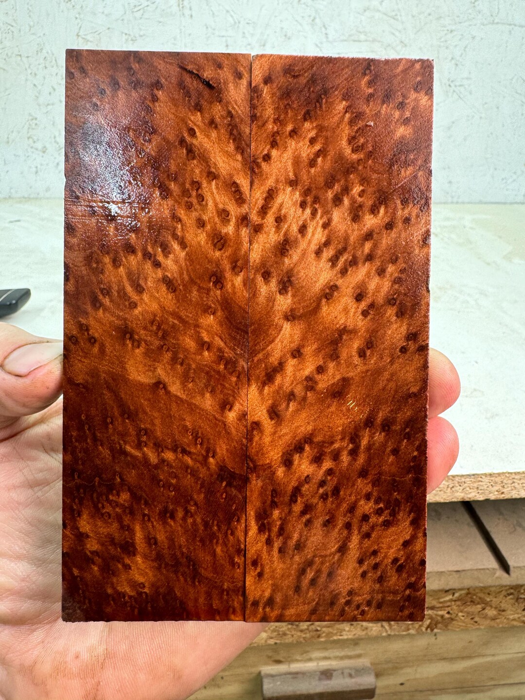 Stabilized Redwood Burl Knife Scales | SRW 550 - Etsy