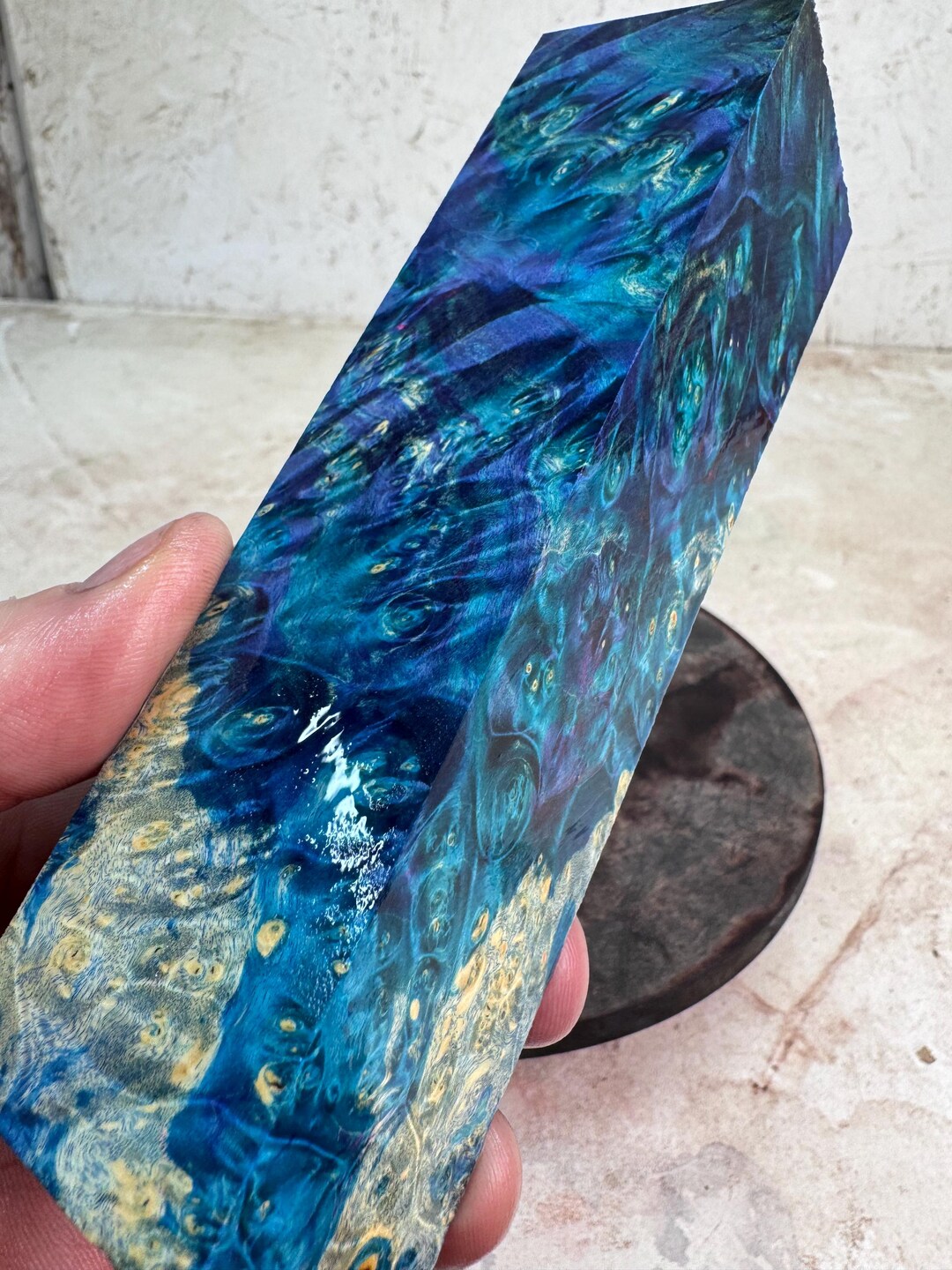 Stabilized Box Elder Burl Turning Blank | Duck or Game Call | SBEB 1164 ...