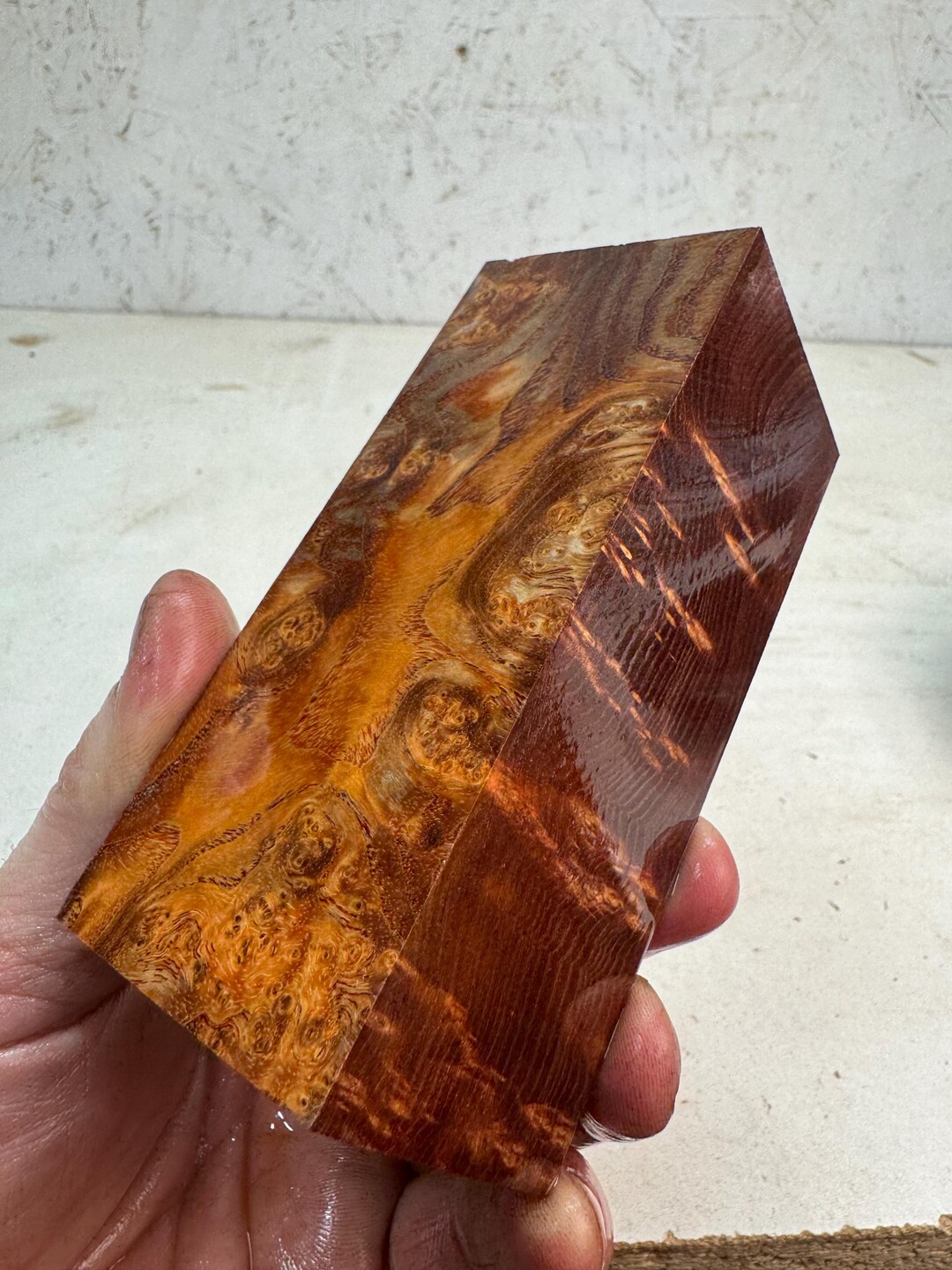 Stabilized Black Ash Burl Turning Blank | Game or Duck Call | SBAB 877 ...