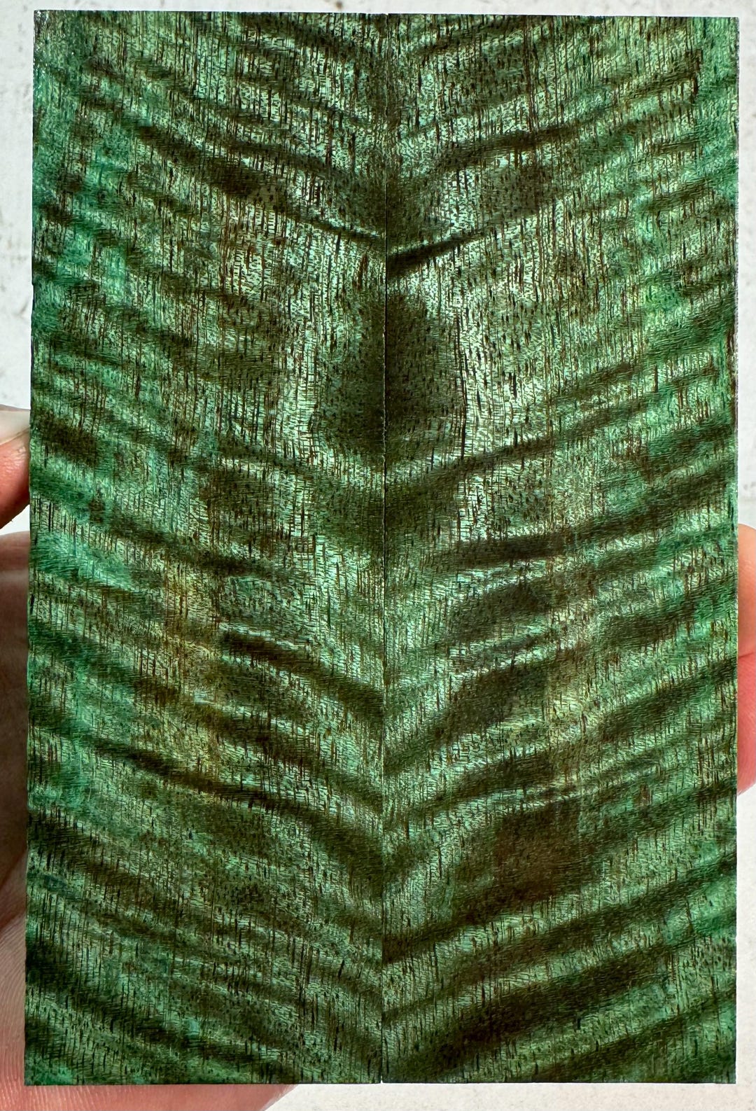 Stabilized Curly Mango Knife Scales | SCM 408 - Etsy