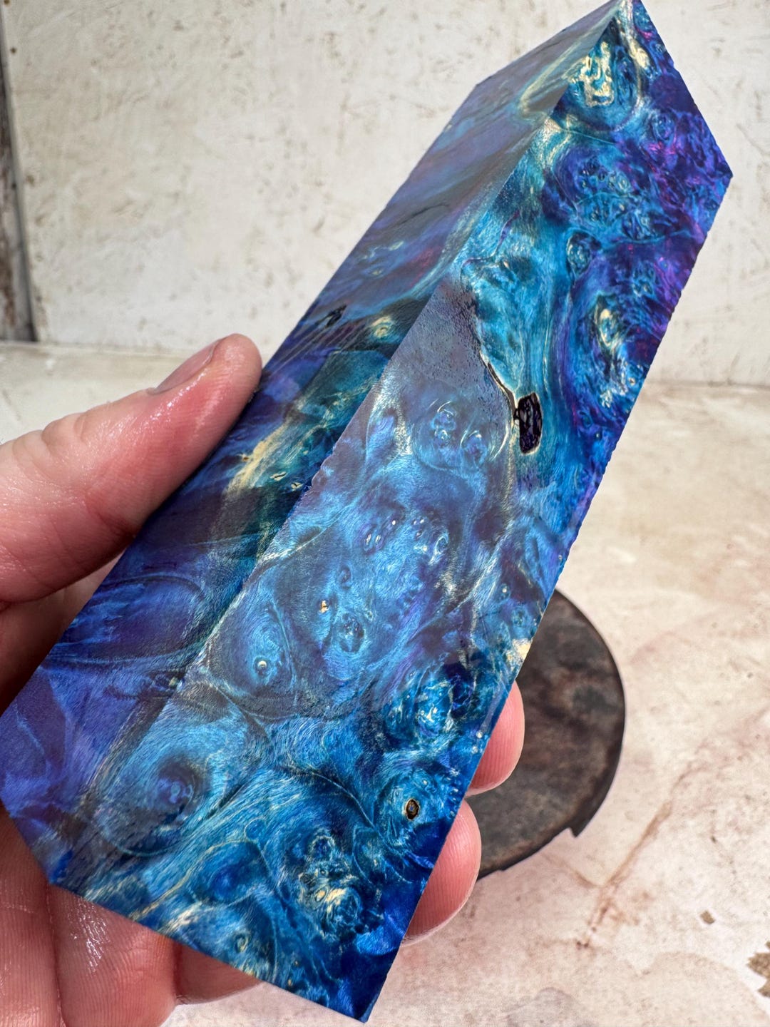 Stabilized Box Elder Burl Turning Blank | Duck or Game Call | SBEB 1165 ...