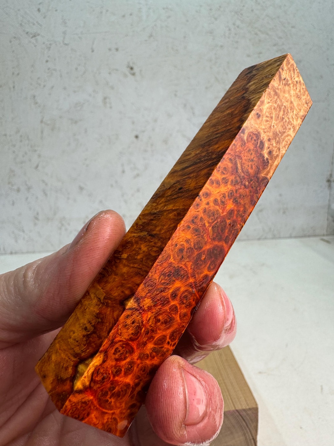 Stabilized Amboyna Burl Pen Blank SPB 390 - Etsy