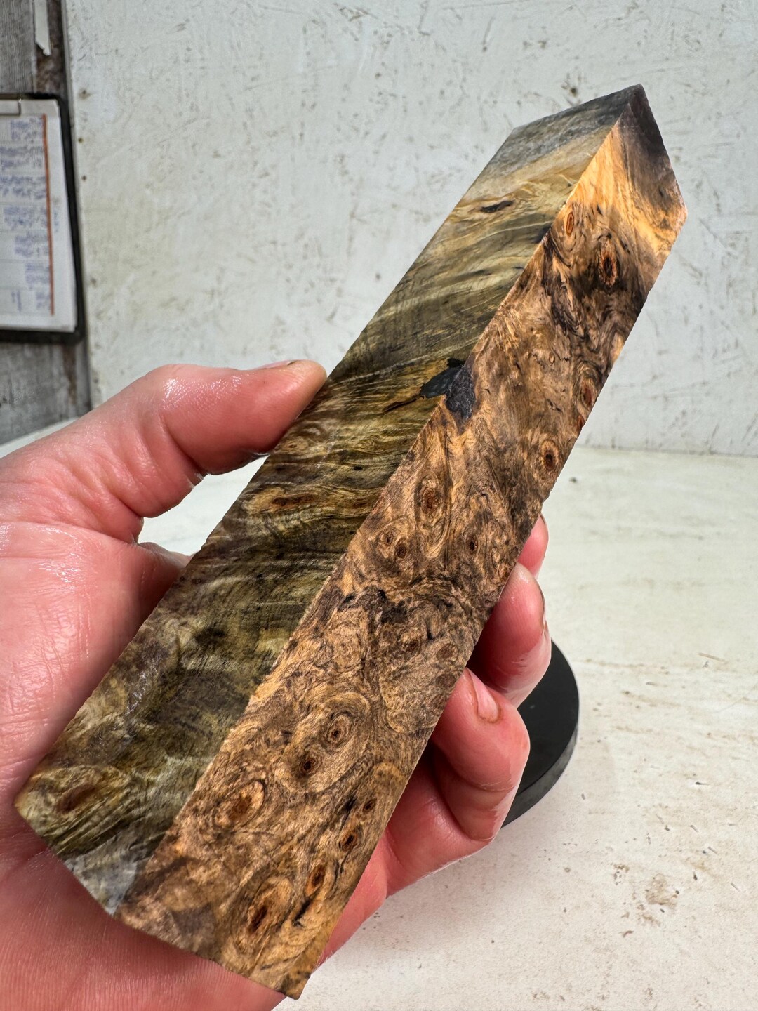 Stabilized Buckeye Burl Turning Blank | Game Call or Duck Call Blank ...
