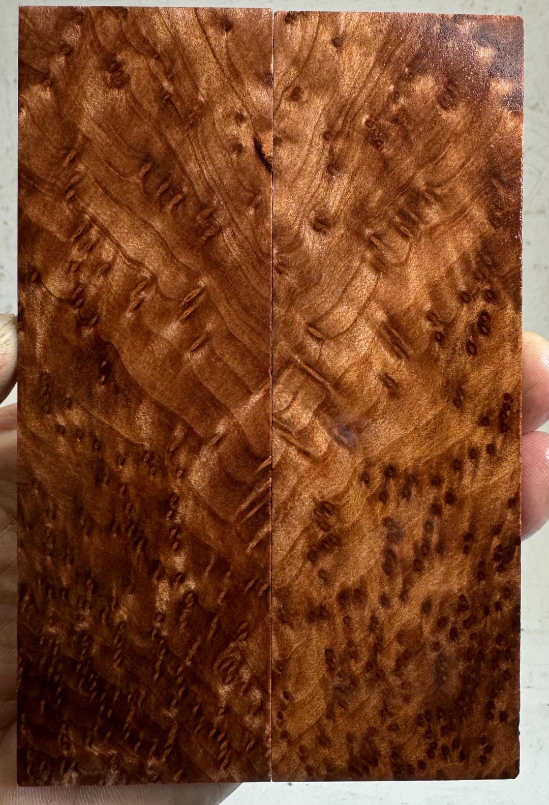 Stabilized Redwood Burl Knife Scales | SRW 457 - Etsy