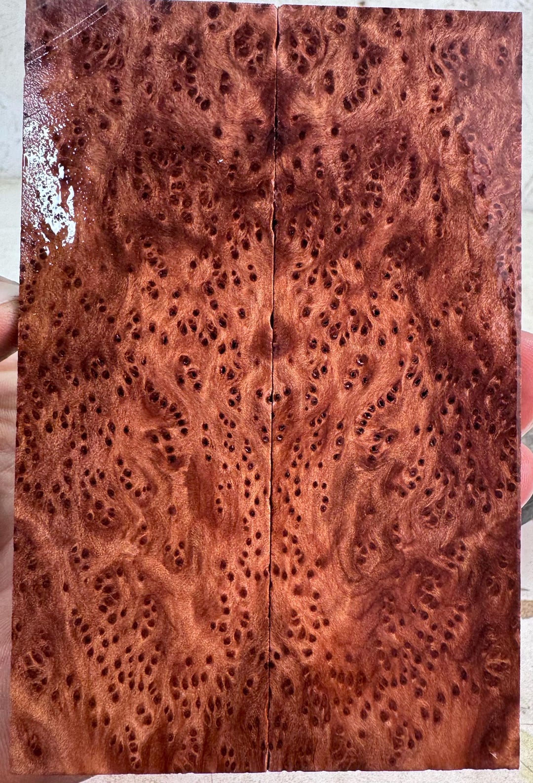 Stabilized (K&G) Redwood Lace Burl Knife Scales | SRW 805 - Etsy