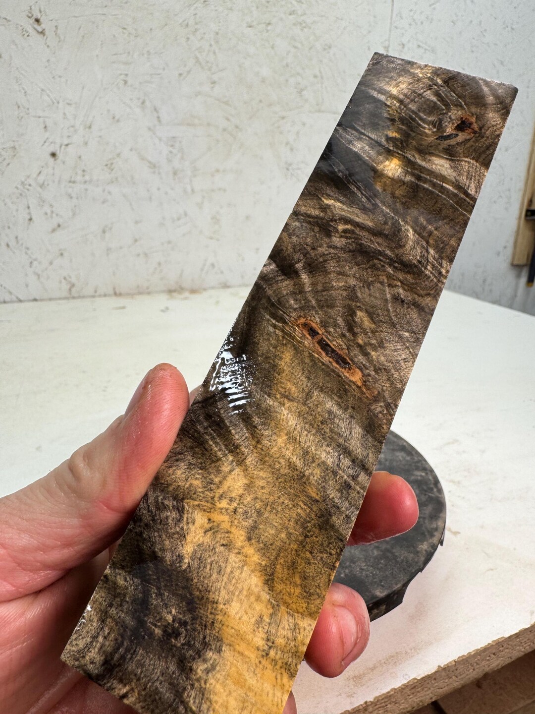 Stabilized Buckeye Burl Turning Blank | Game Call or Duck Call Blank ...