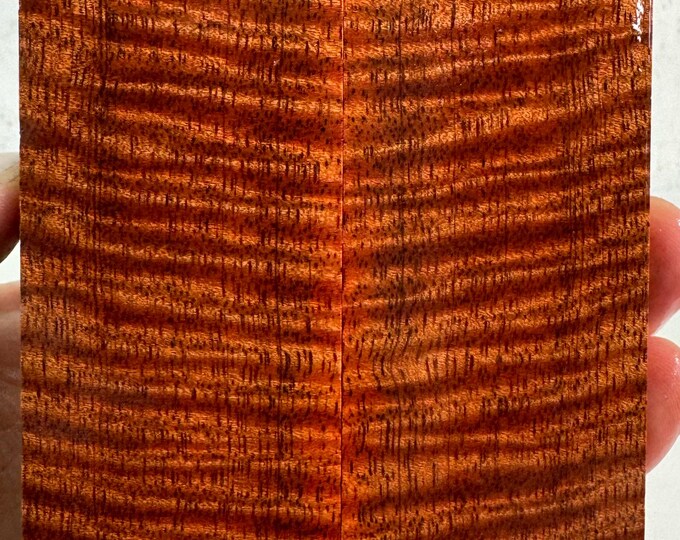 Stabilized Curly Mango Knife Scales Thick Stock SCM 332 - Etsy