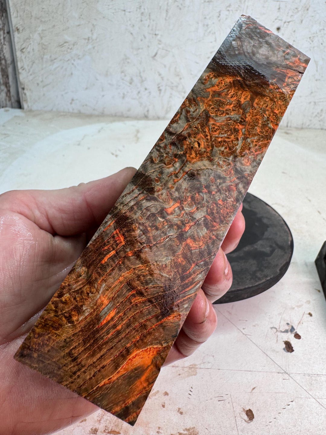 Stabilized Black Ash Burl Turning Blank | Game or Duck Call | SBAB 1047 ...