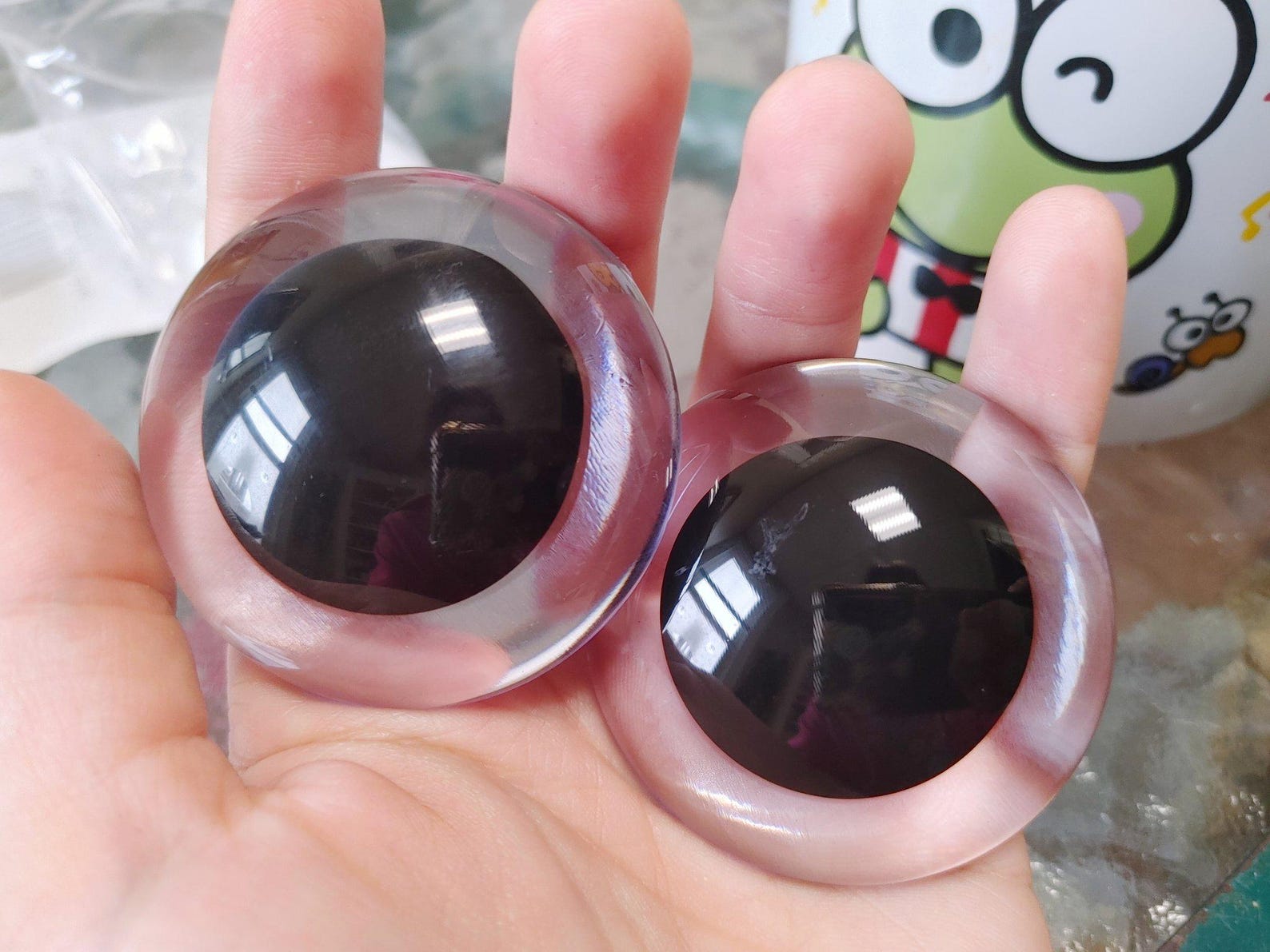 GIANT Round Safety Eyes 40-60mm Safety Eyes for Big Plushies and ...