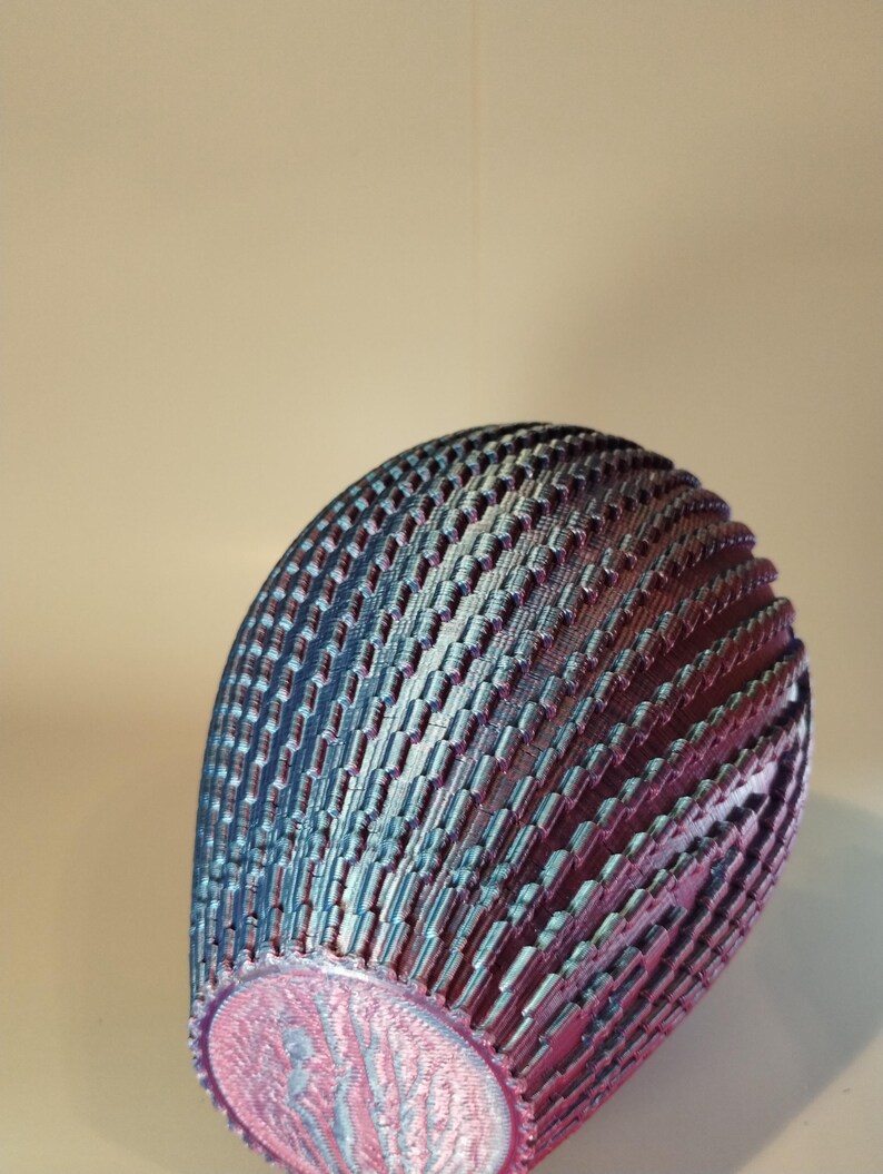 3d Printed Plastic Vase, Silk PLA Flower Pot, Floral Design Home ...