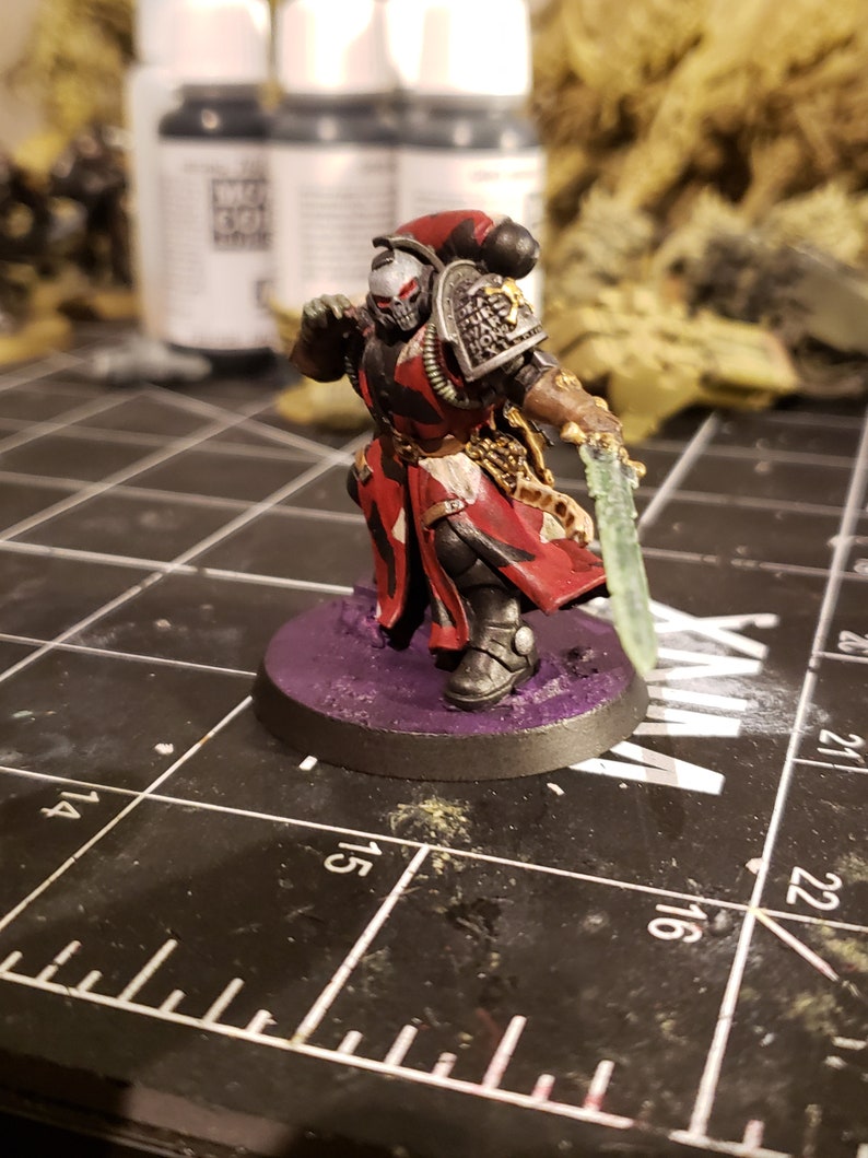 Commission Paint Space Marine Character Warhammer 40k. PRO PAINTED ...