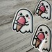 Cute Ghost Eating Ice Cream Stickers | Laptop | Notebook | Scrapbook ...