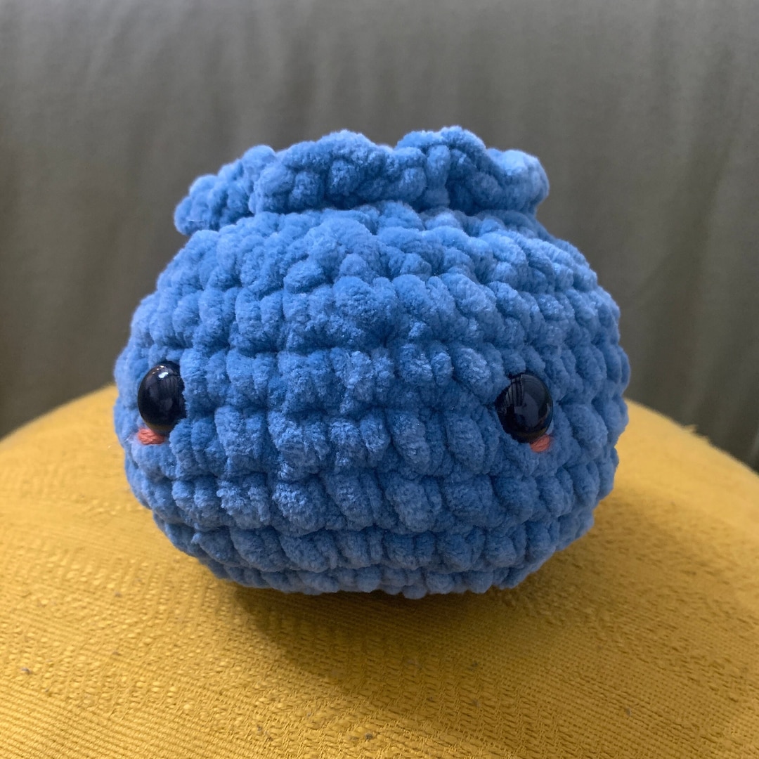 Crochet Plushie Blushing Blueberry Fruit - Etsy