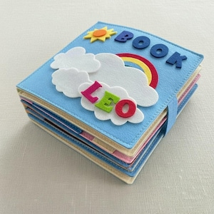 Personalized Quiet Book for Baby | Custom Name Montessori Busy Book ...