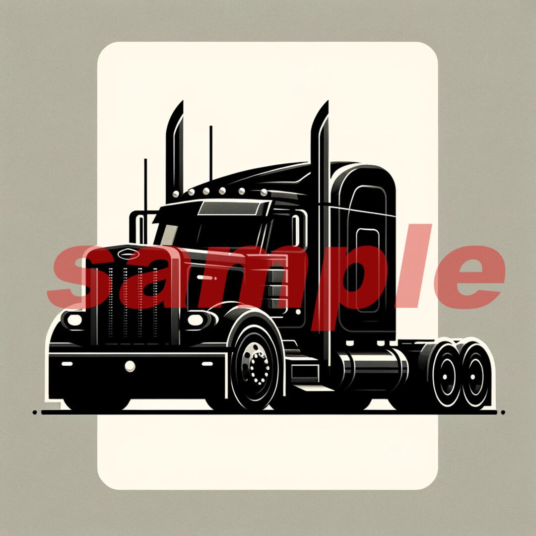 Classic Kenworth/freightliner/peterbilt-truck SVG - Commercial Use ...