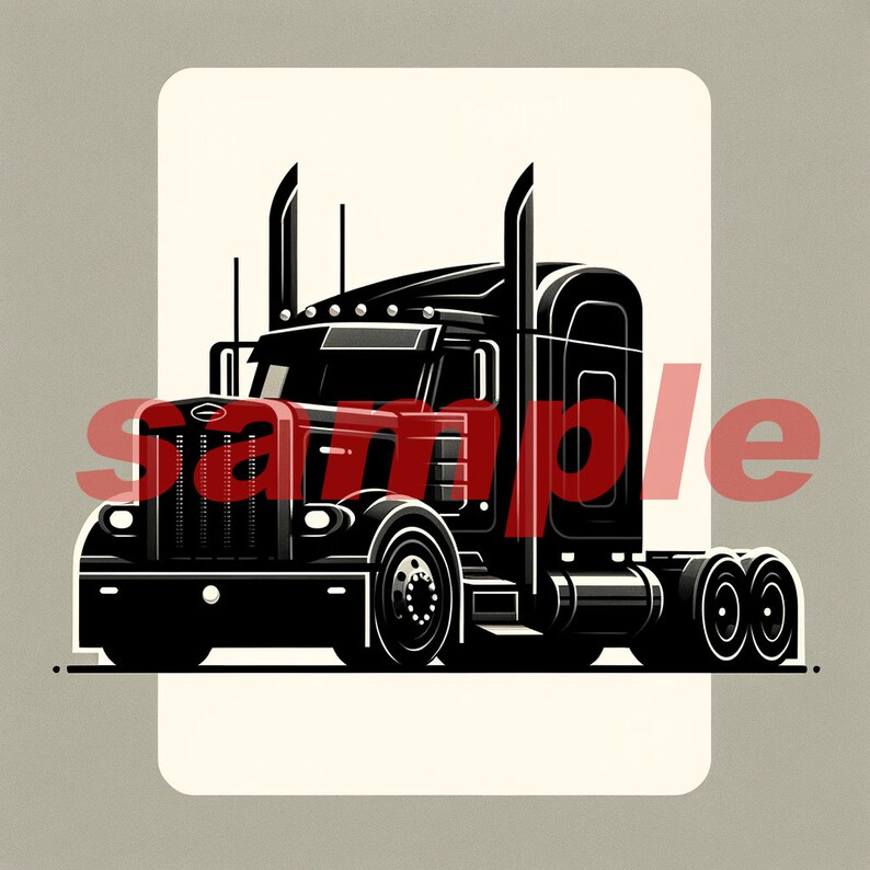 Classic Kenworth/freightliner/peterbilt-truck SVG - Commercial Use ...