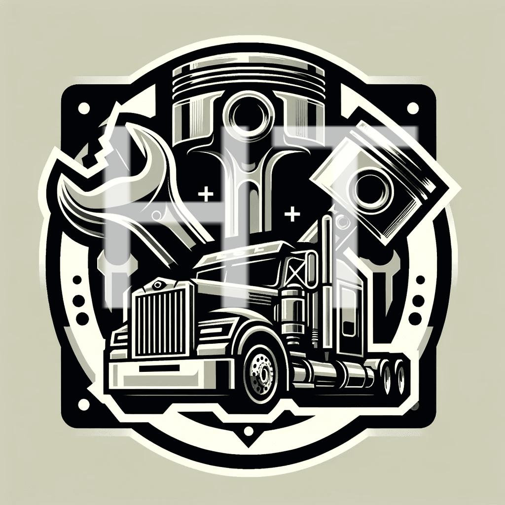 Diesel Mechanic Logo Repair Semi-truck SVG - Commercial Use Vector ...