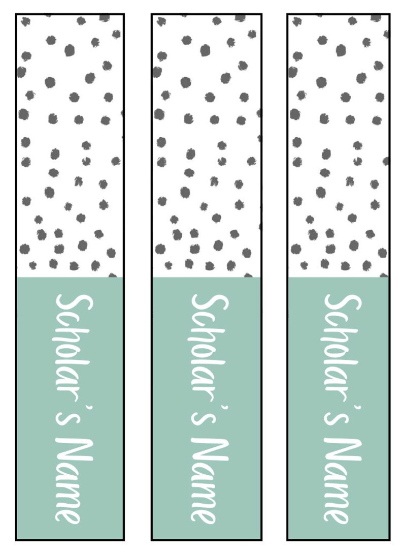 Student Portfolio Covers & Spine Labels - Etsy