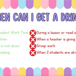 Hydration Station Classroom Sign - Etsy