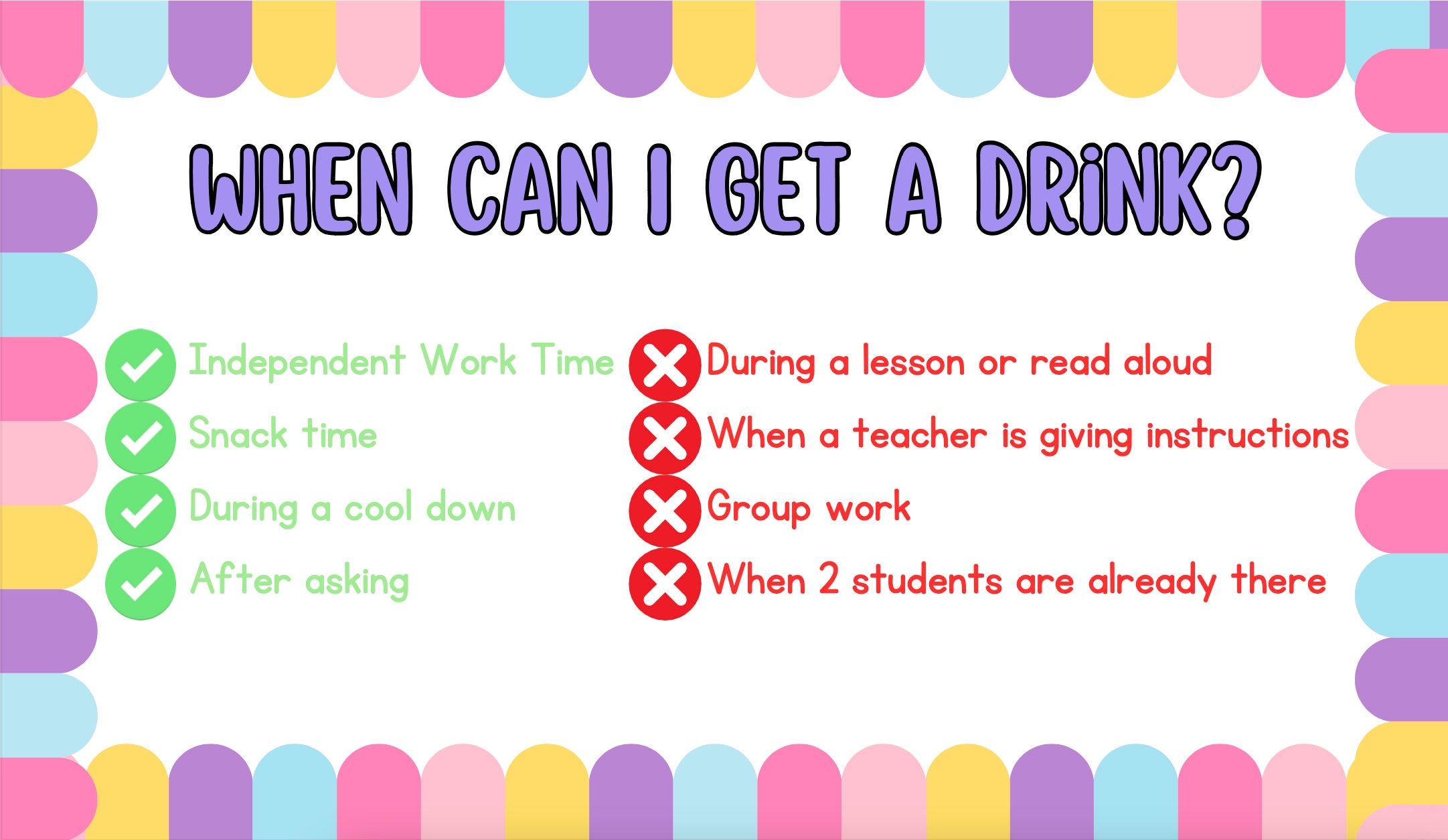Hydration Station Classroom Sign - Etsy