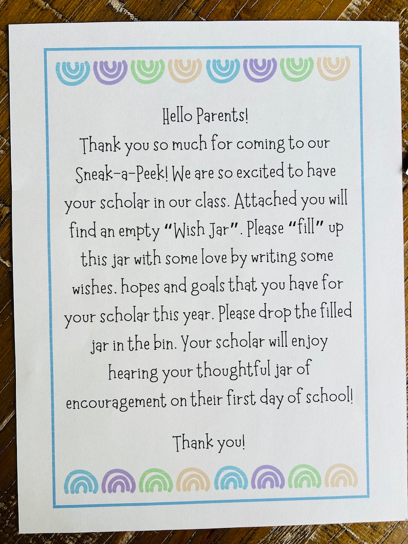 Wish Jar From Parents to Student - Etsy