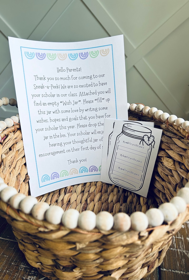Wish Jar From Parents to Student - Etsy