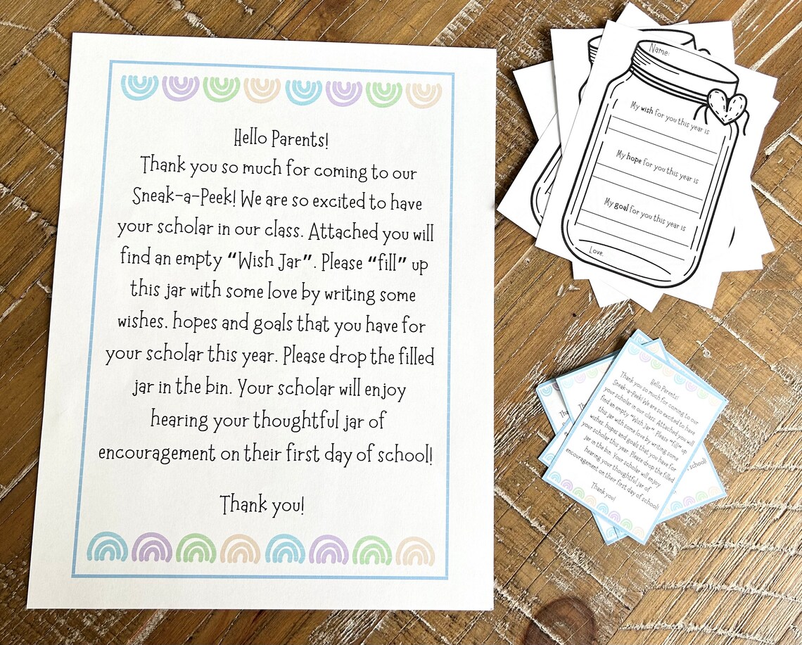 Wish Jar From Parents to Student - Etsy