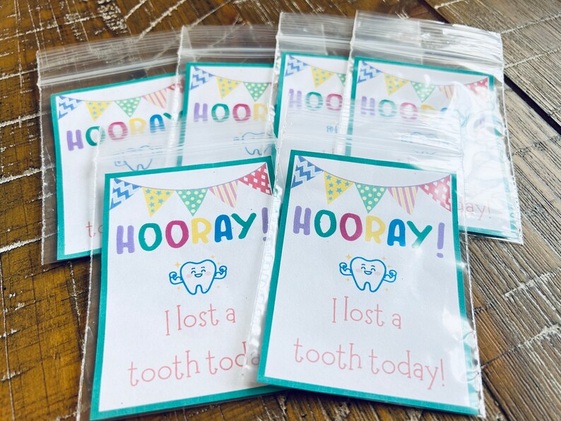 Lost Tooth Baggie Label: School Printable PDF (4x3 Inch Bag Size) - Etsy
