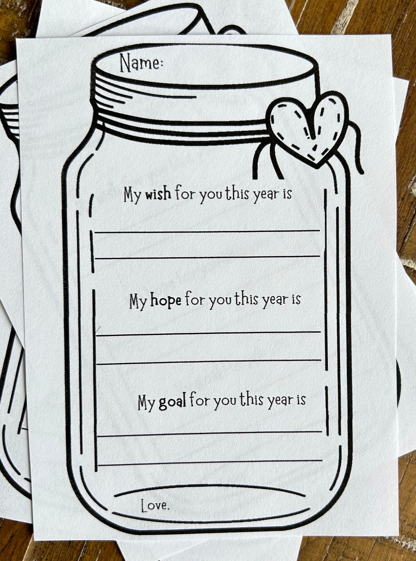 Wish Jar From Parents to Student - Etsy