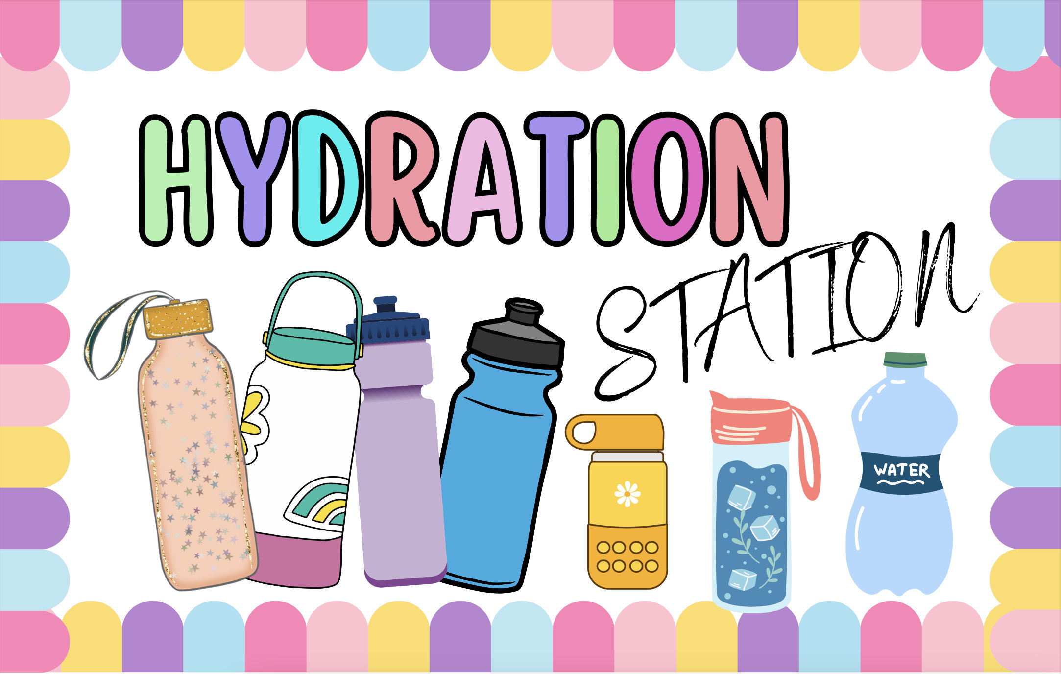 Hydration Station Classroom Sign - Etsy