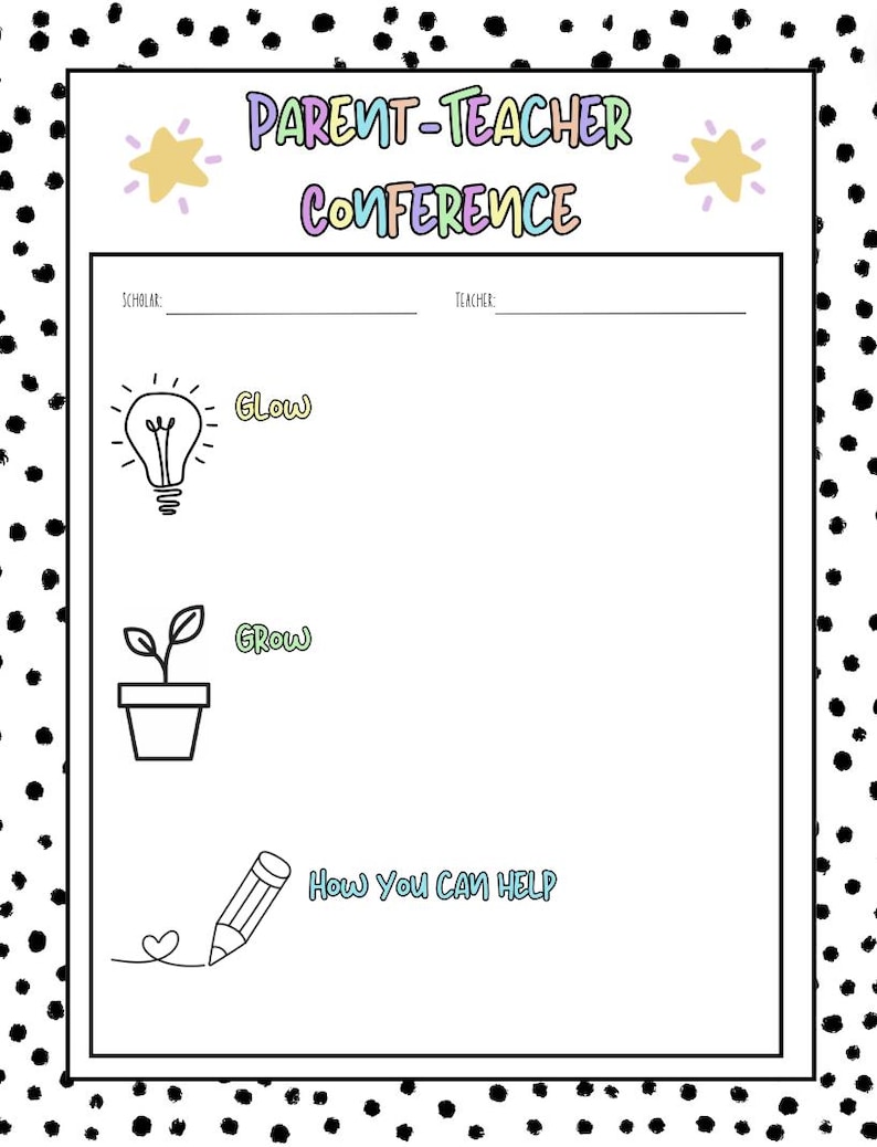 Parent Teacher Conference - Etsy