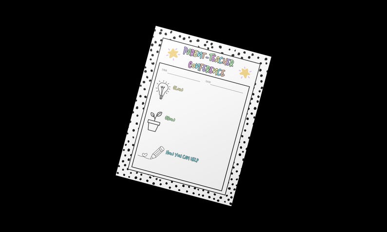 Parent Teacher Conference - Etsy