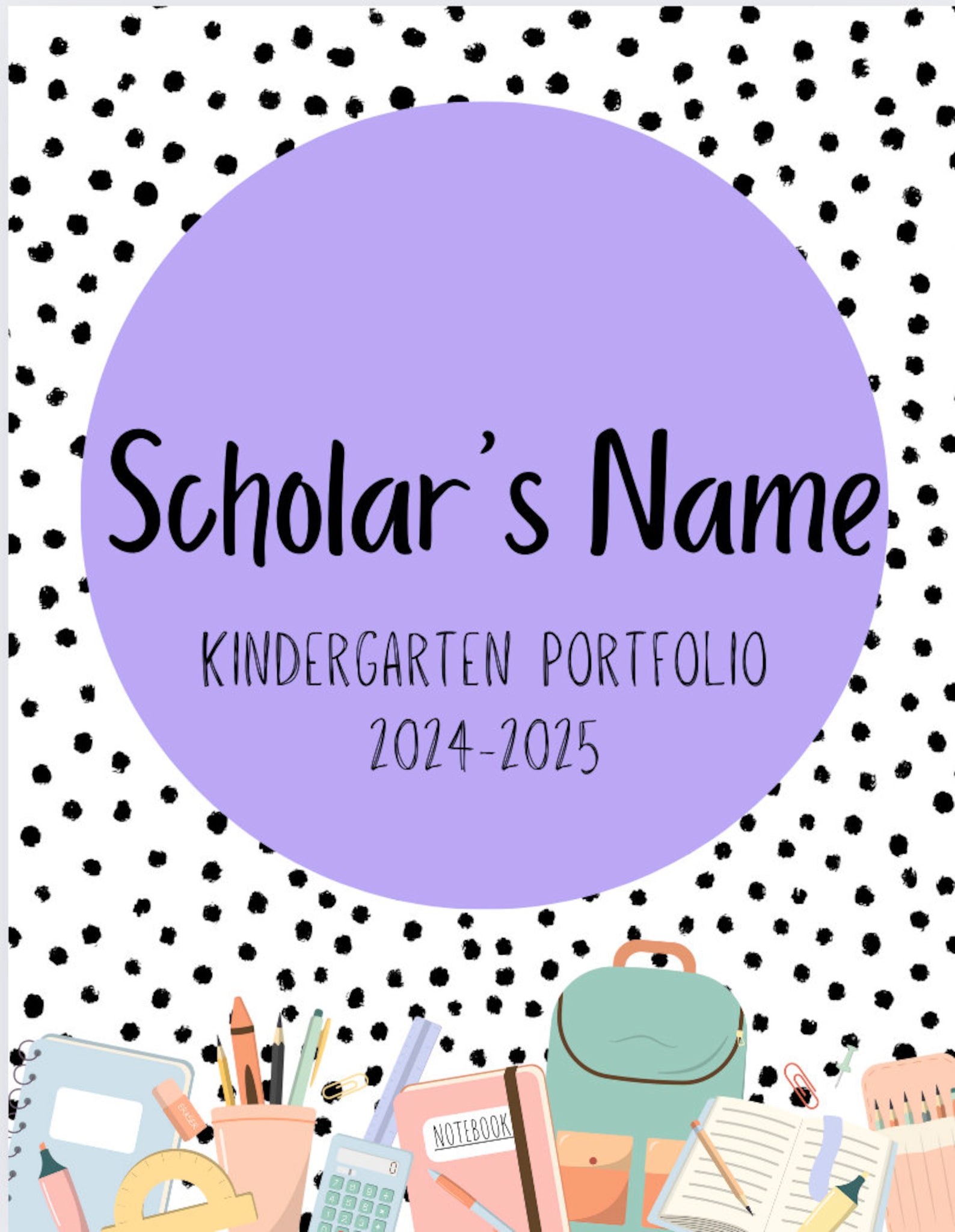 Student Portfolio Covers & Spine Labels - Etsy