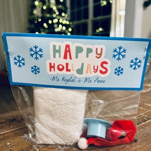 Build Your Own Snowman Printable Gift Tags | Teacher Student Gift ...