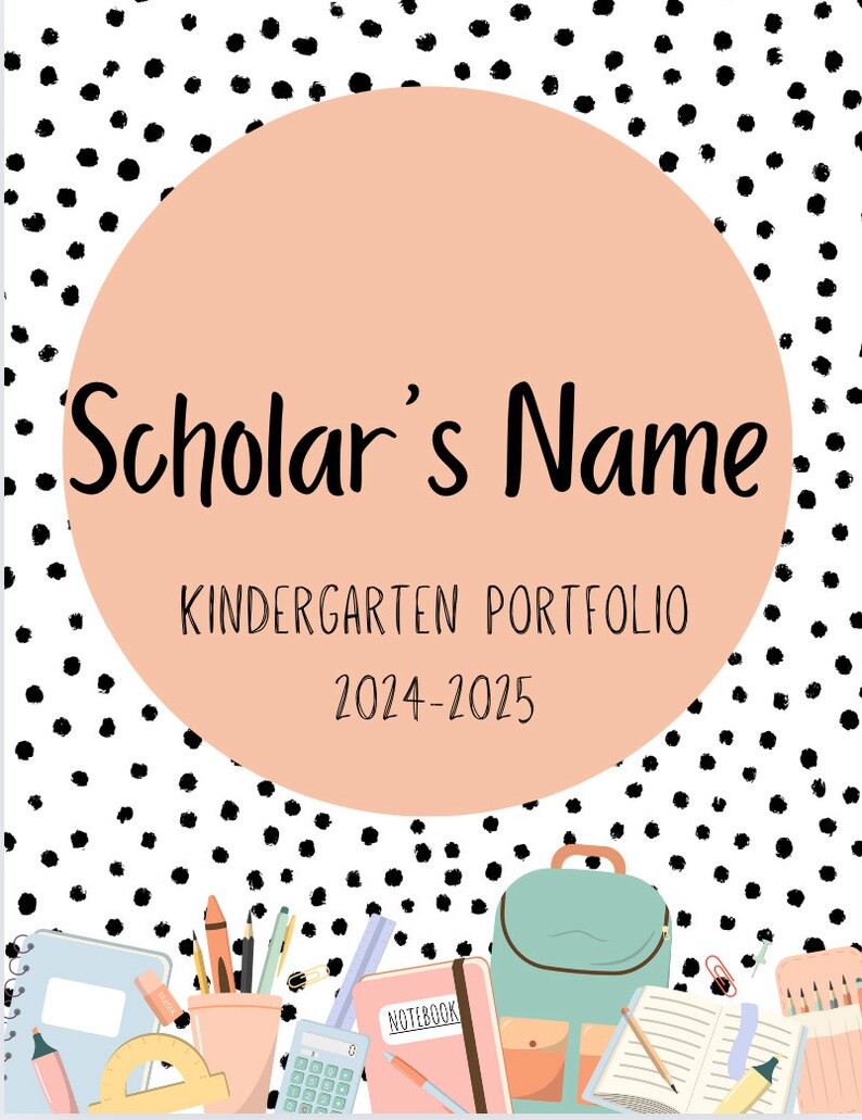 Student Portfolio Covers & Spine Labels - Etsy