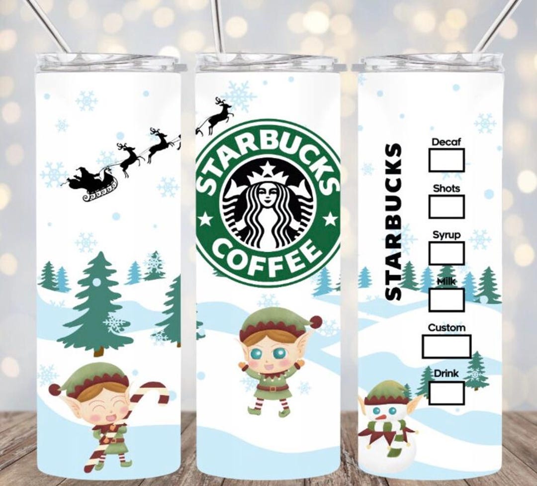 Starbucks Elf Tumbler - Etsy