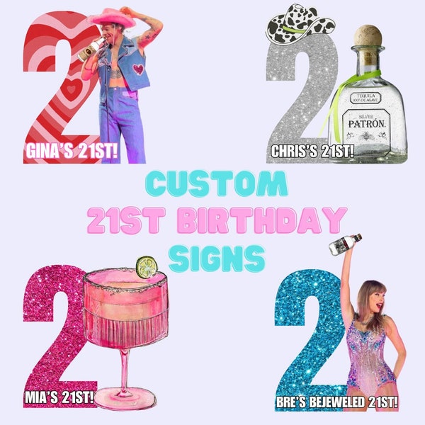 21st Birthday Sign - Etsy
