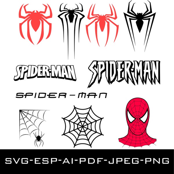 Spider Man Svg - Etsy