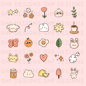 Digital Sticker Set - Cottage Core - Etsy