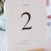 Wedding Table Numbers | Fun Facts - Etsy
