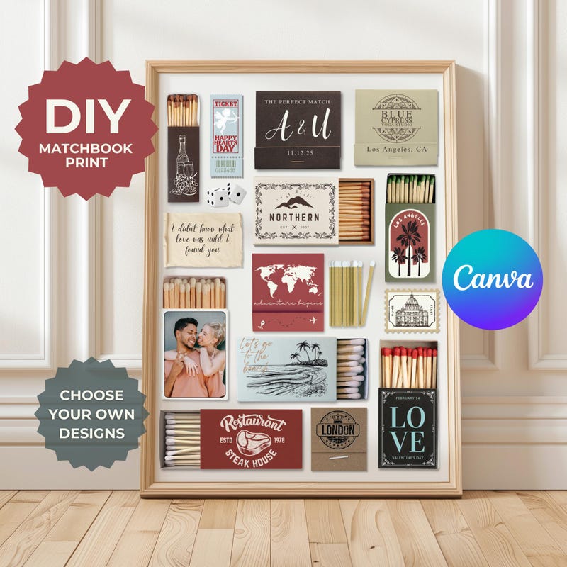 Matchbox Canva Templates - Etsy