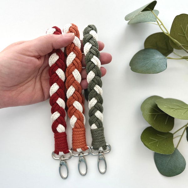 Braided Keychain - Etsy