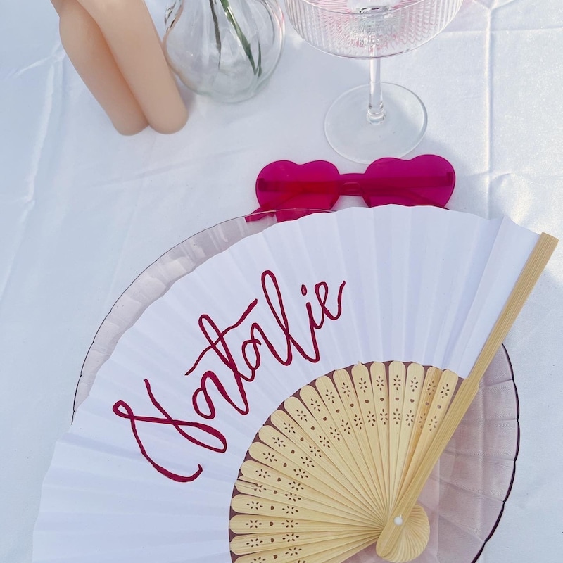 Personalized Fans - Etsy