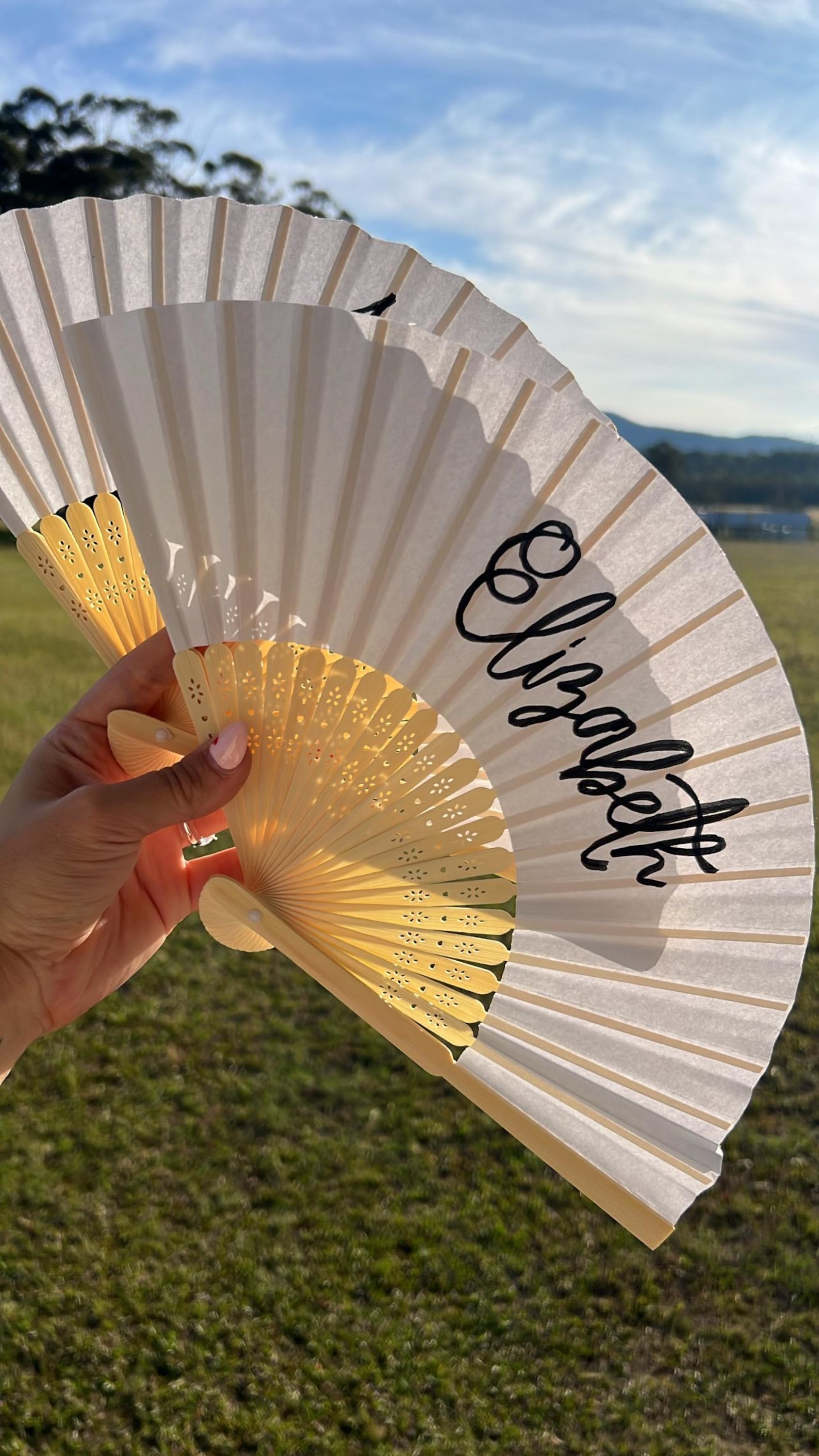 Personalised Fans - Etsy