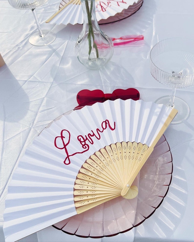 Personalised Fans - Etsy