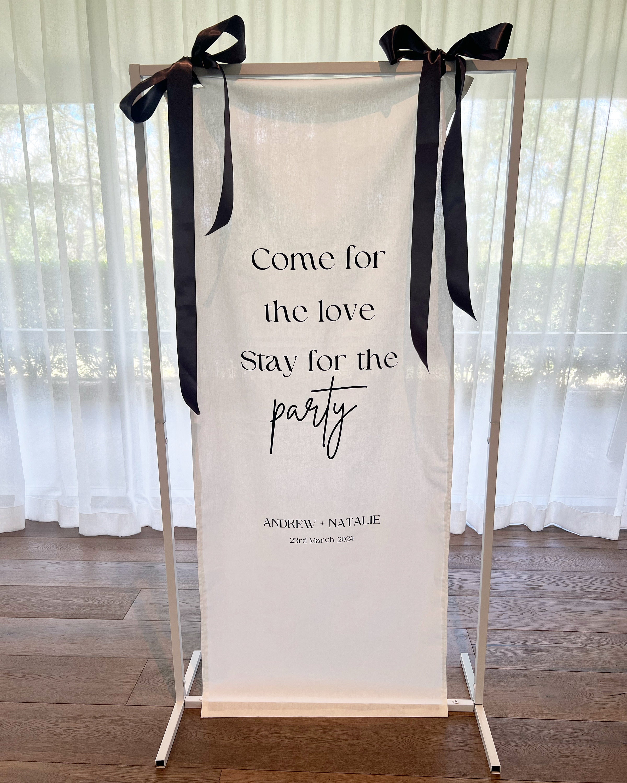 Linen Wedding & Event Signs - Etsy