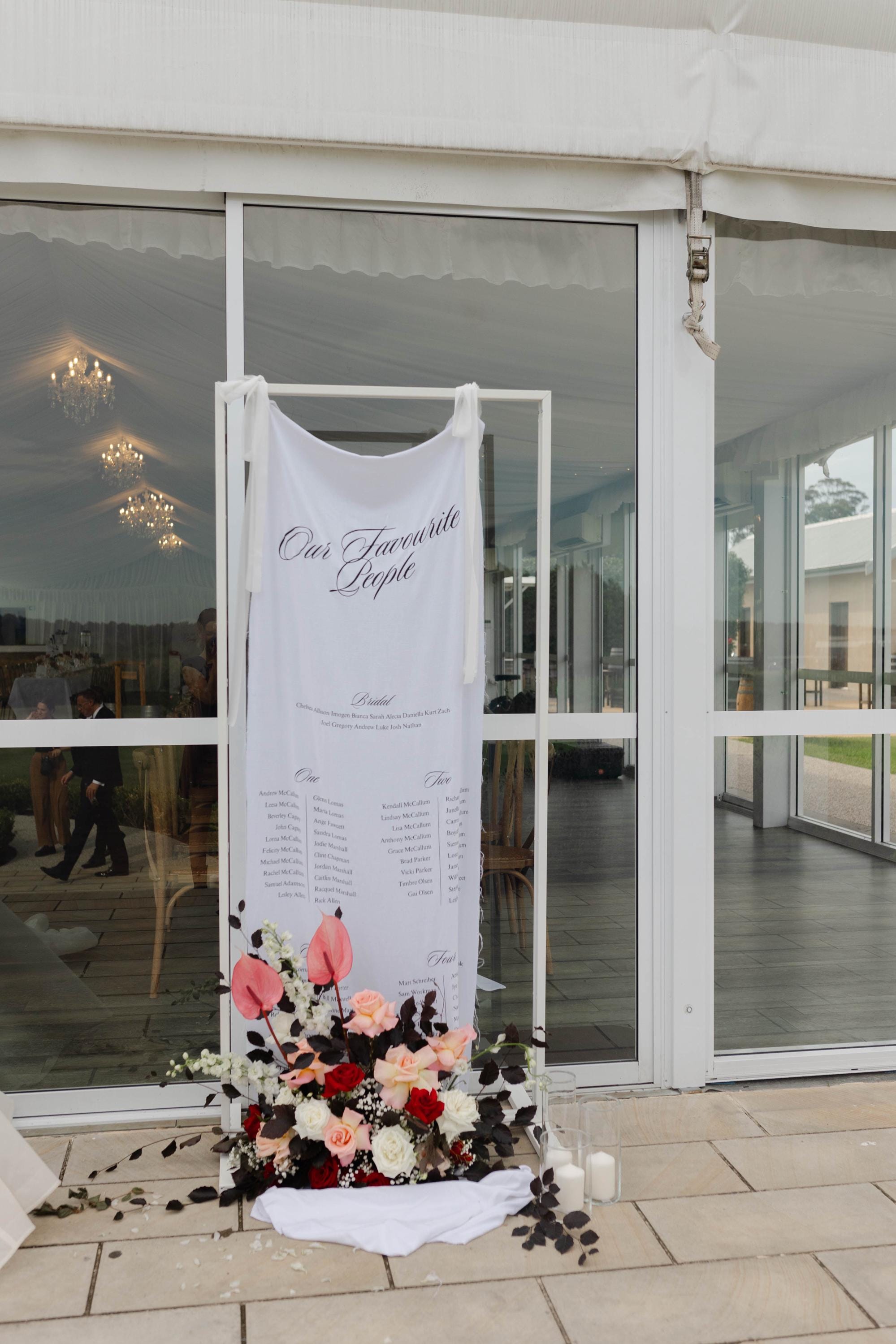 Linen Seating Chart - Etsy