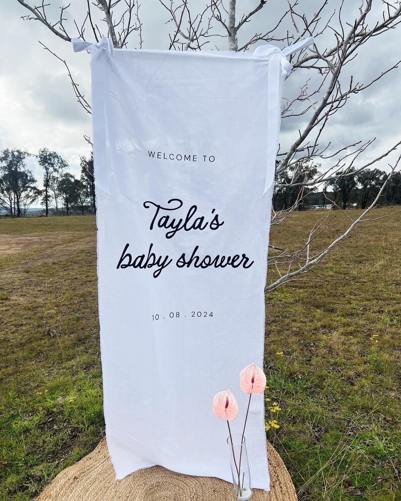 Linen Wedding & Event Signs - Etsy