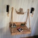 Rope Hanging Wall Table, Swing Table, Rustic Study Table, Entryway ...
