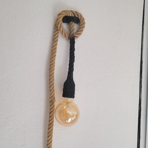 Rope Lamp - Etsy
